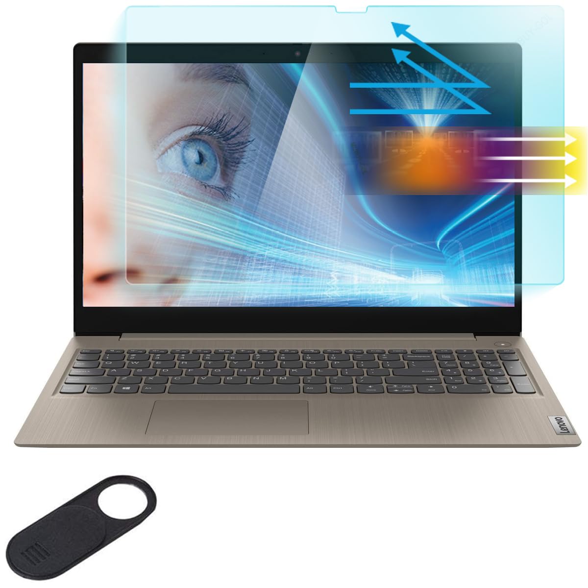 Amazon.com: Anti Blue Light Screen Protector for Lenovo IdeaPad 1/1i 15 ...