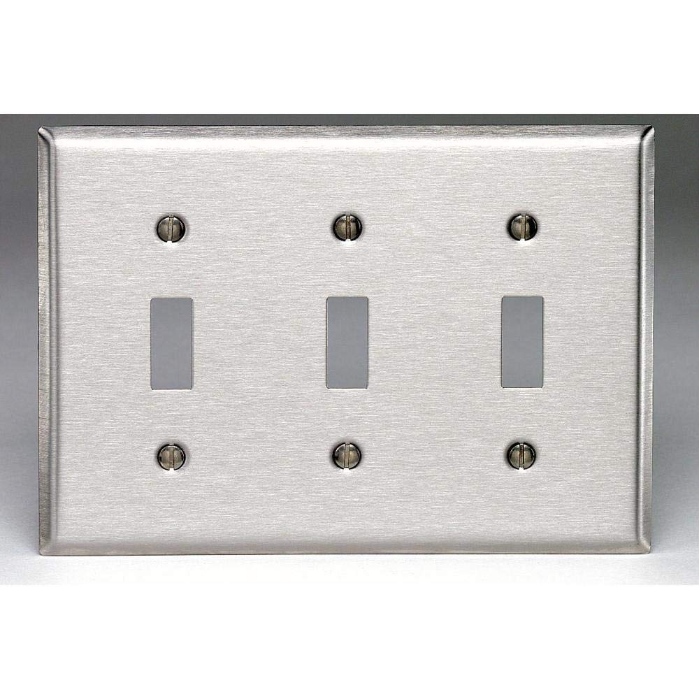 Leviton 84011-40 SS WP 3G TGL NM - Switch Plates - Amazon.com