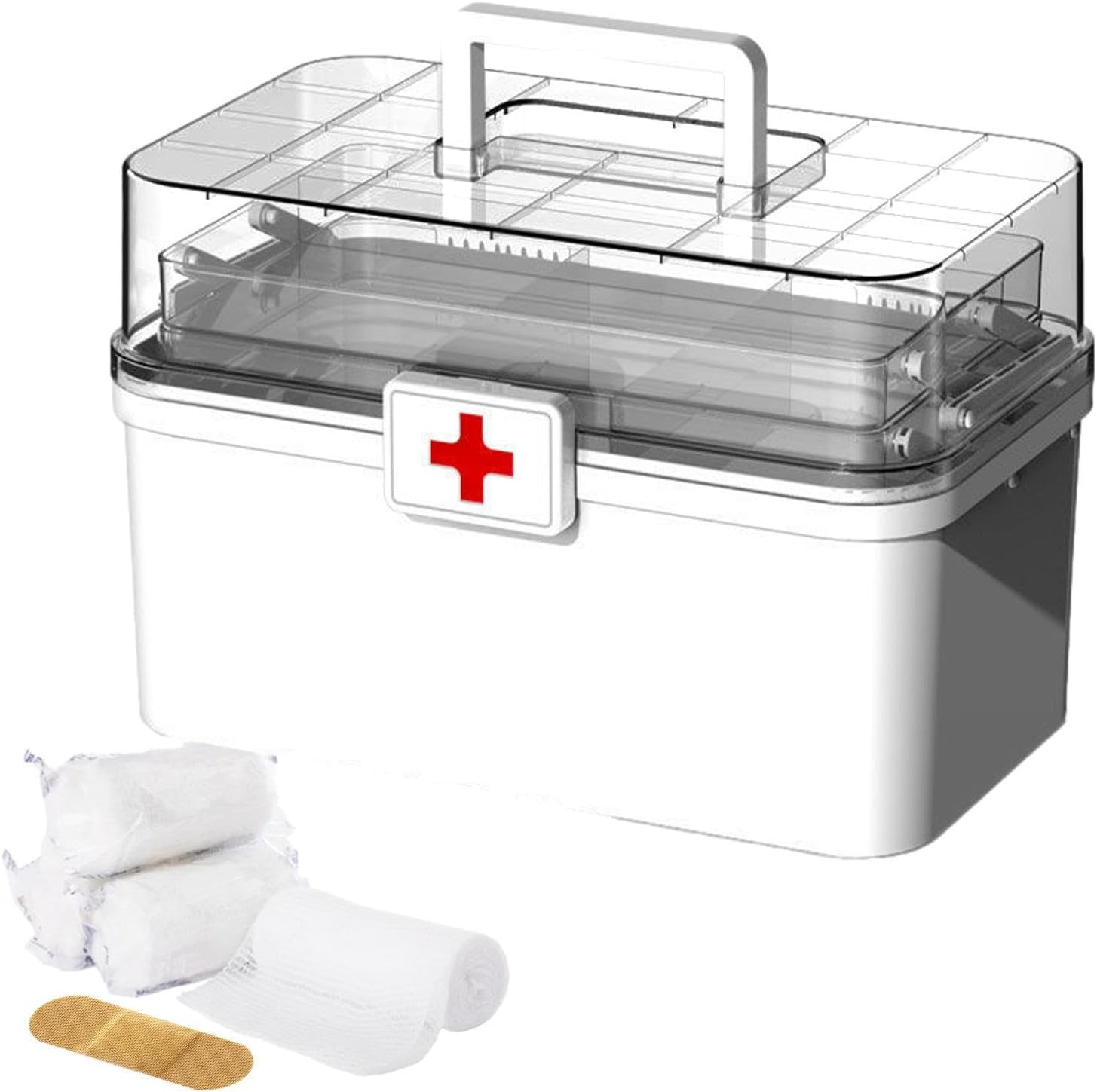 Amazon.com: Medicine Storage Box, First Aids Kit Multiple Layer Large ...