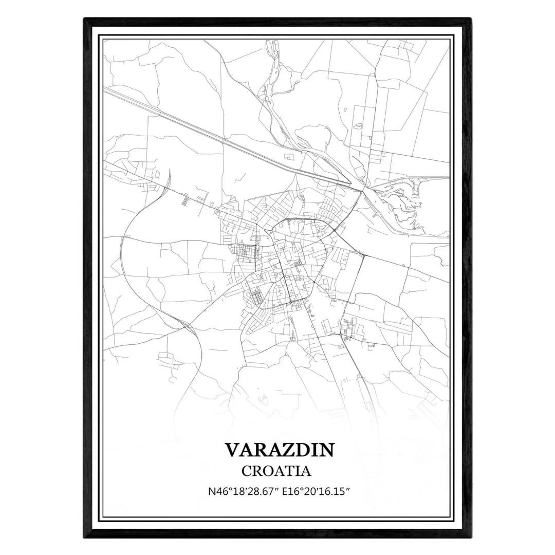 Varazdin Croatia Map