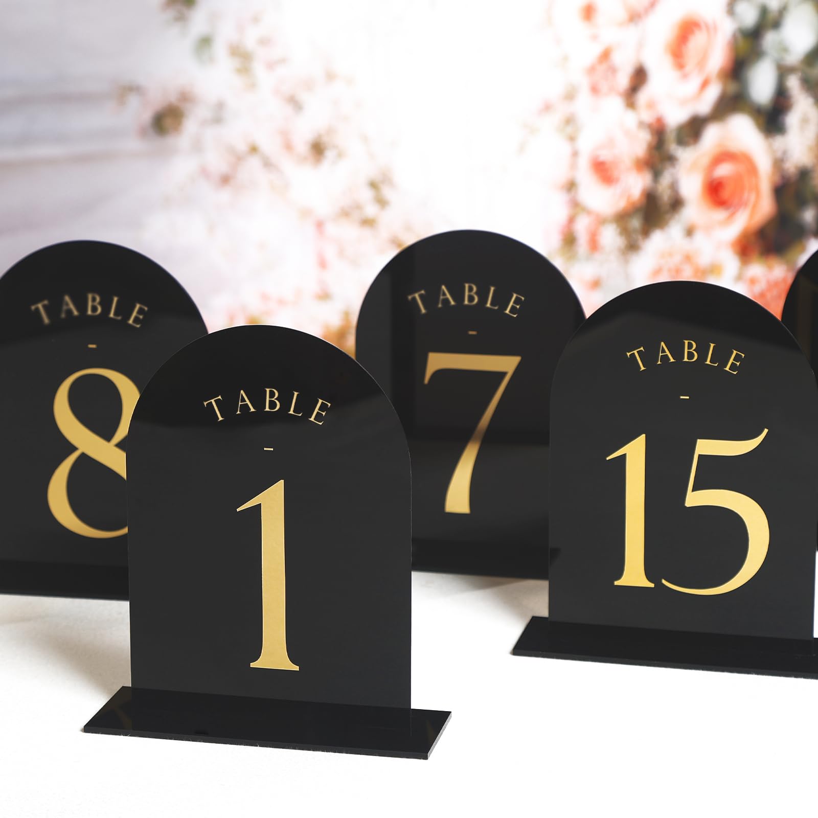 Black Table Numbers Wedding Table Numbers: 30 Unique Ideas For A