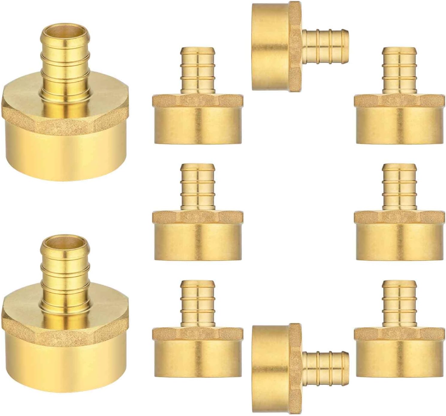 Amazon.com: (10 Pack) Lidertik PEX Fittings Female Adapter, 1/2" PEX ...