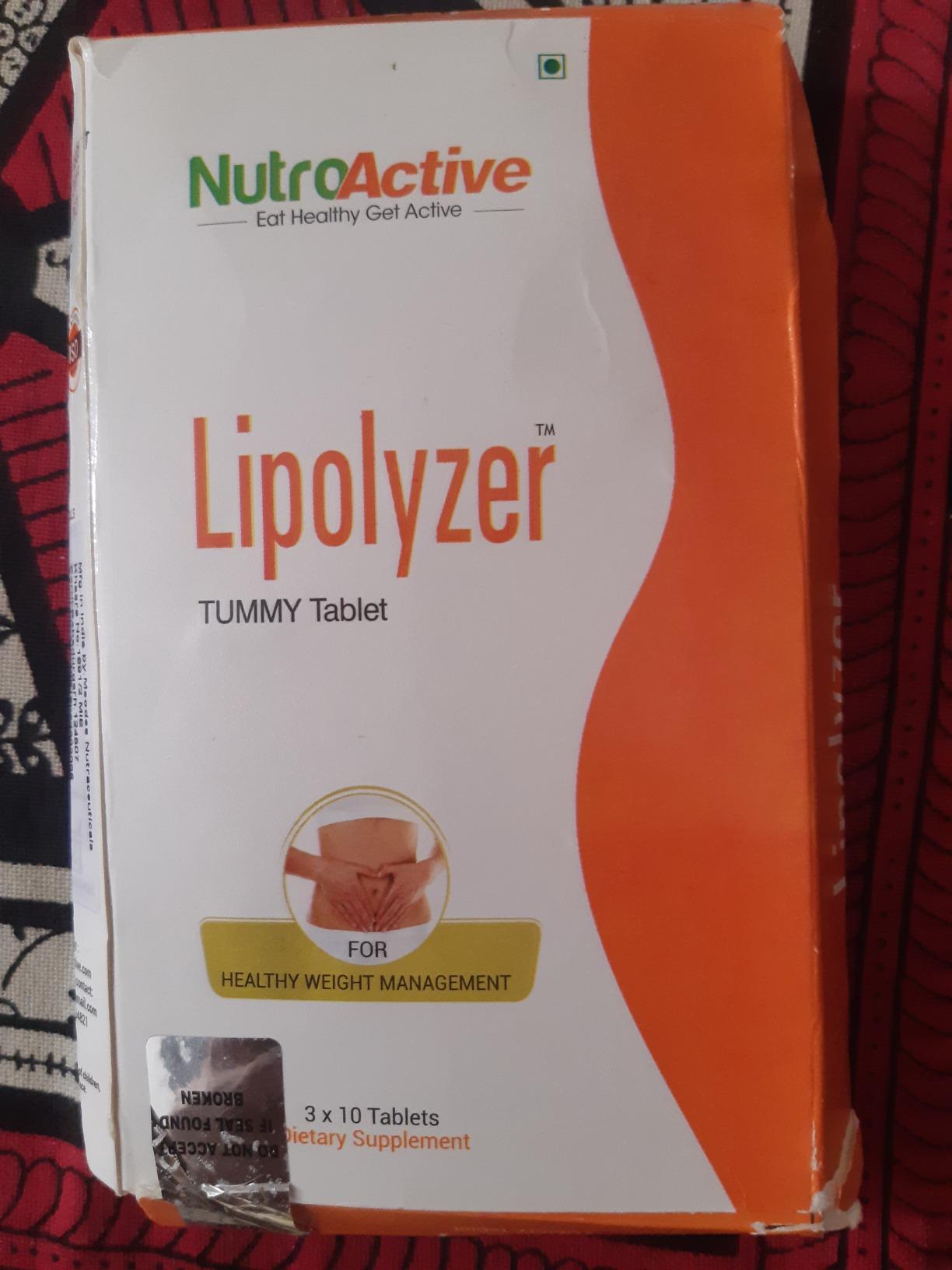 NutroActive Lipolyzer Tummy Weight Management Pills (PACK OF 3 ...