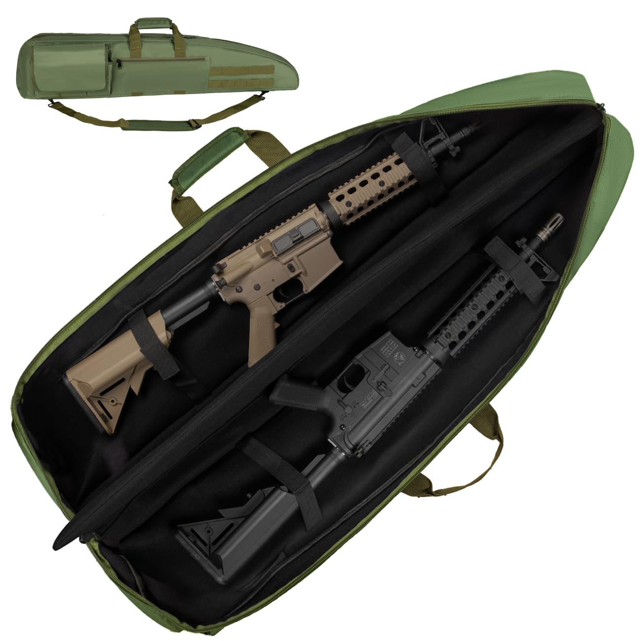 Snapklik.com : HUNTSEN Soft Double Shotgun Rifle Case 38” 44” 46" 52 ...