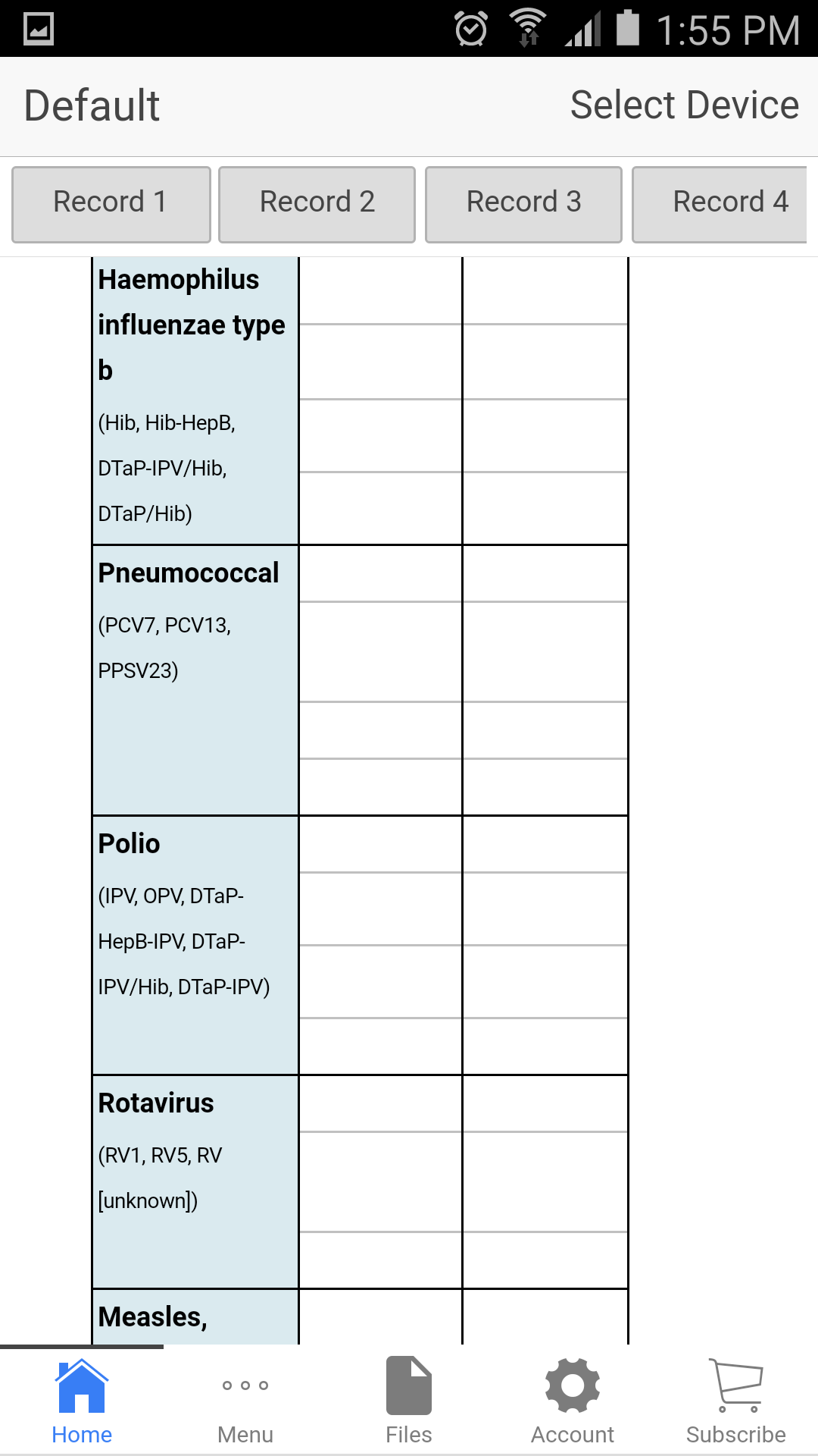 Immunization Record - App on Amazon Appstore