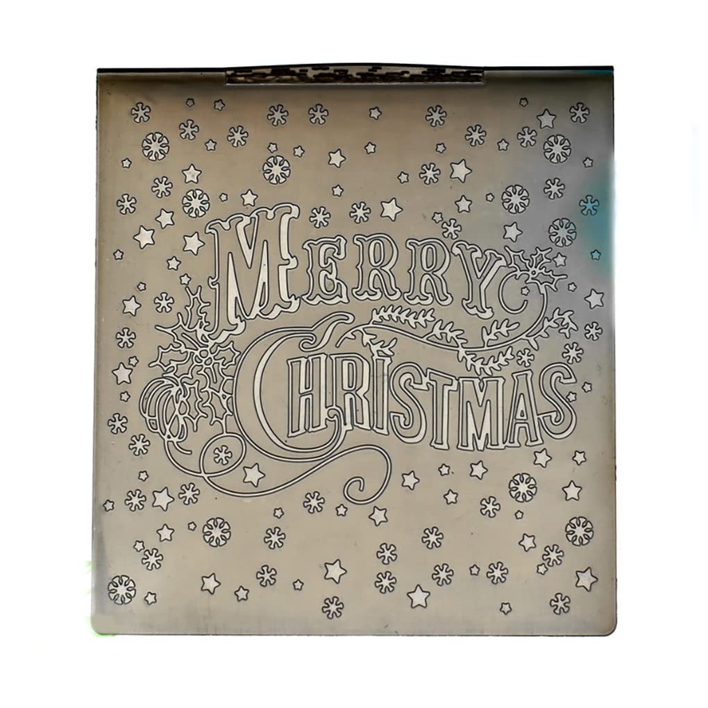 Amazon.com: DDOUJOY Merry Christmas Snowflake Snowfall Background ...