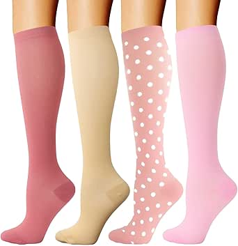 Amazon.com: Compression Socks For Women & Men Circulation Breathable ...