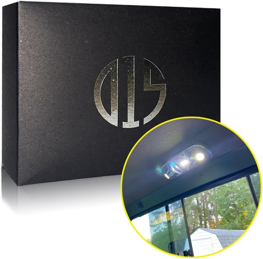 Amazon.com: D15 Lighting 6000k White LED Interior Map Dome Light Bulbs ...