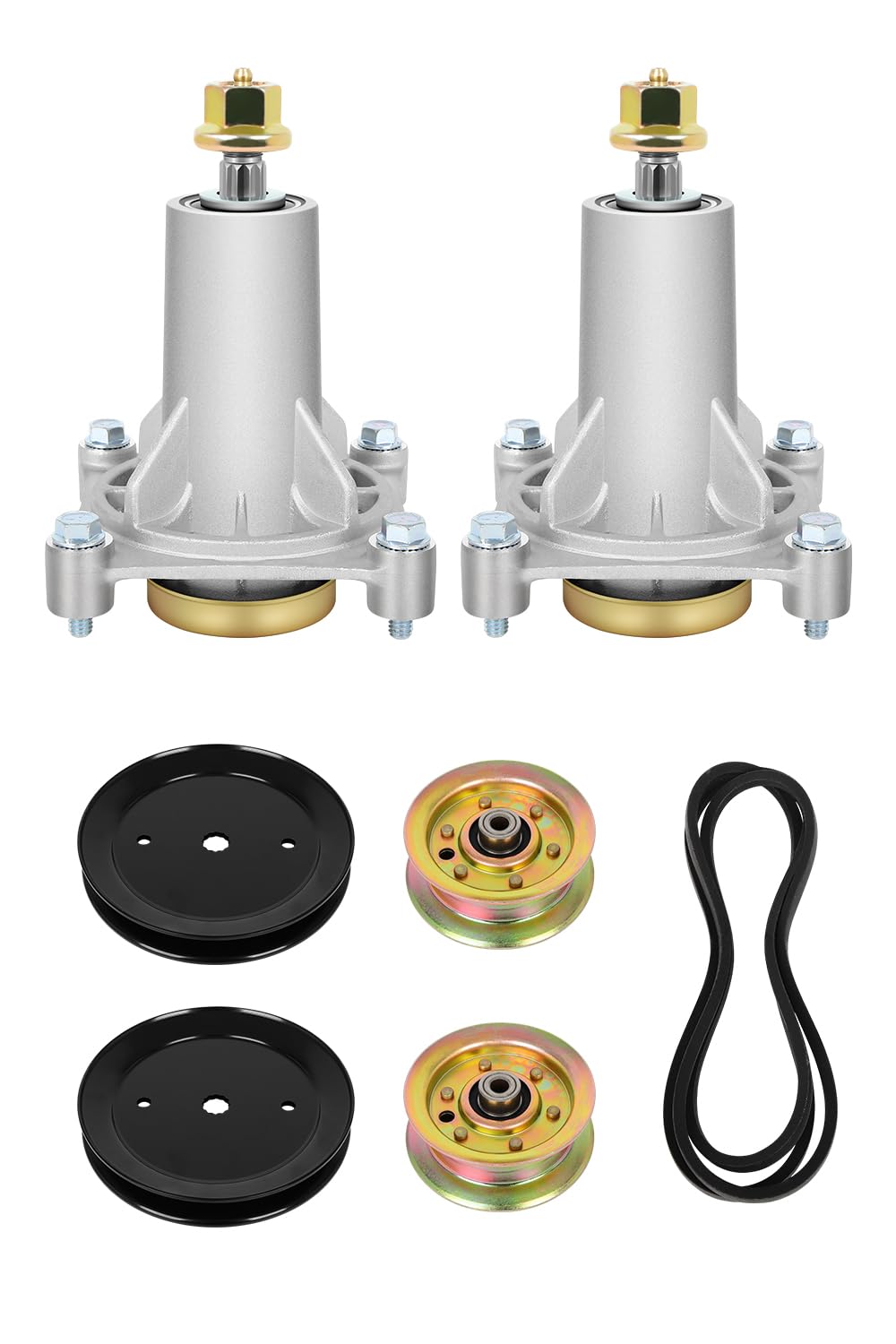 Amazon.com: Spindle Pulley Belt kit for Husqvarna LT1538 LT154 LTH151 ...