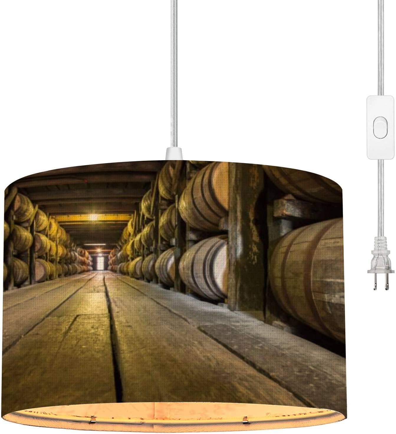 WYLZ0123xzan Plug in Pendant Light Barrels of Bourbon Whiskey Hanging ...