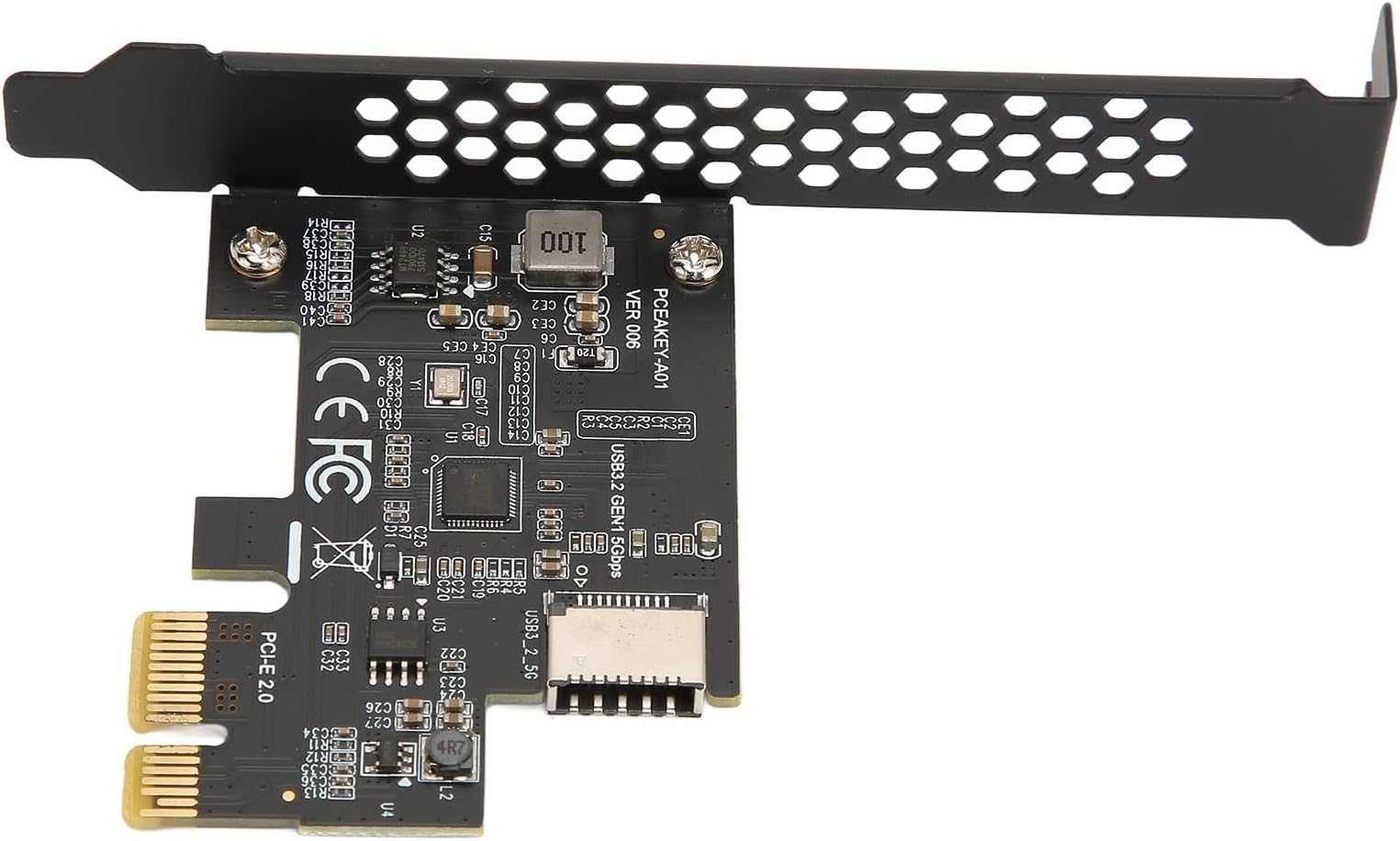 Amazon | PCIE - USB 3.2 拡張カード、USB3.2 Gen1 5Gbps PCI Express カード、PCIE X1 ...