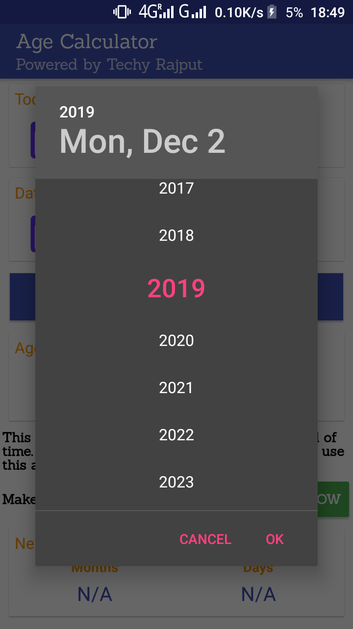 Age Calculator - App on Amazon Appstore