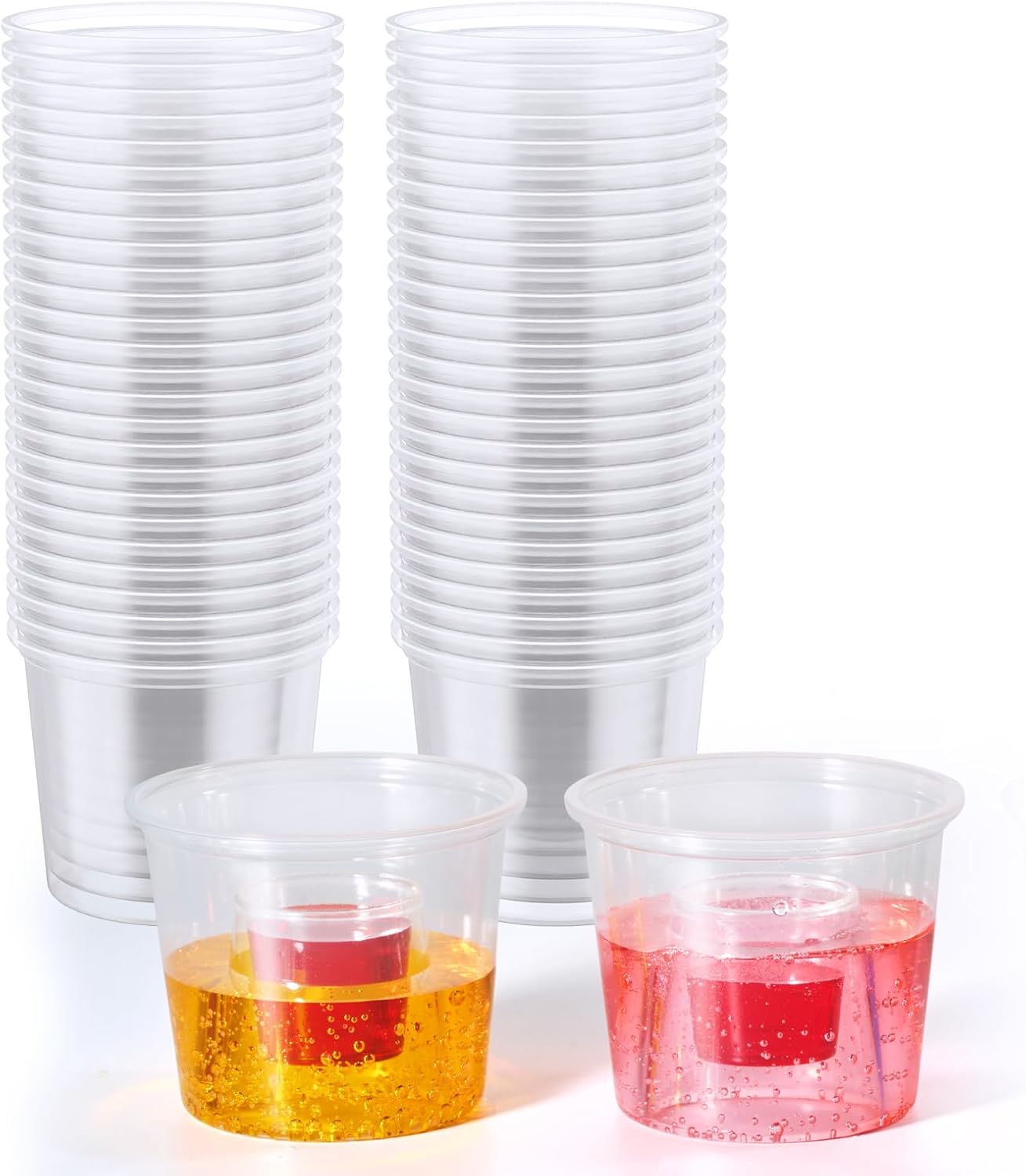 Amazon.com: JOLLY CHEF 60 Disposable Bomber Cups Jager Bomb Shot ...