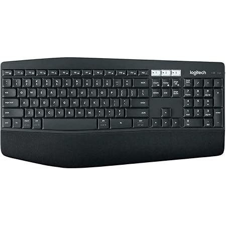 Amazon.com: Logitech K850 Wireless Bluetooth Keyboard PC Mac Chrome ...