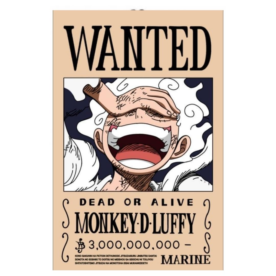 Buy Monkey D. Luffy | One Piece s for Wall | A3 and A4 sizes | 400 GSM ...