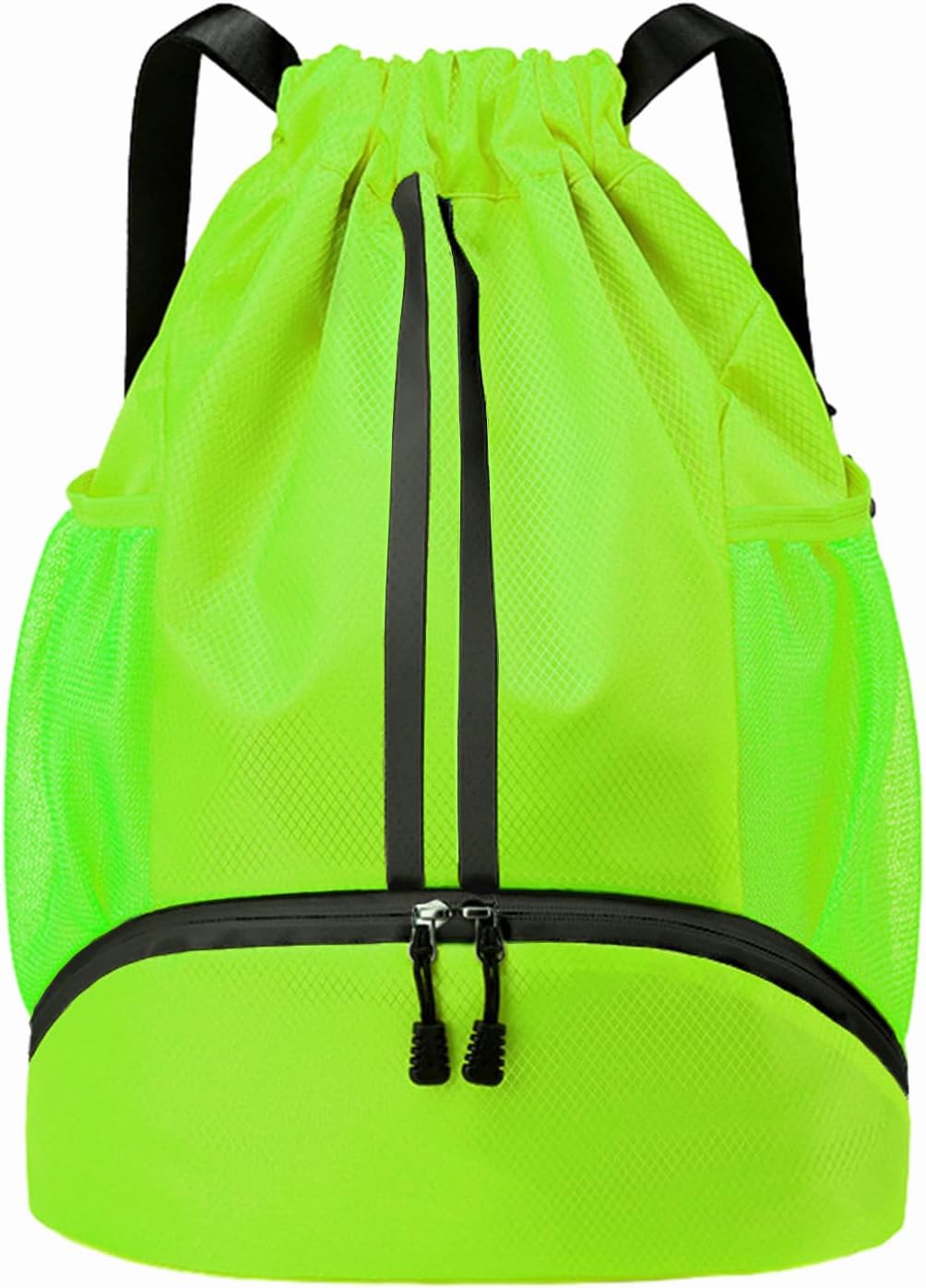 Amazon.com | Hoedia Sports Drawstring Backpack - String Swim Gym Bag ...