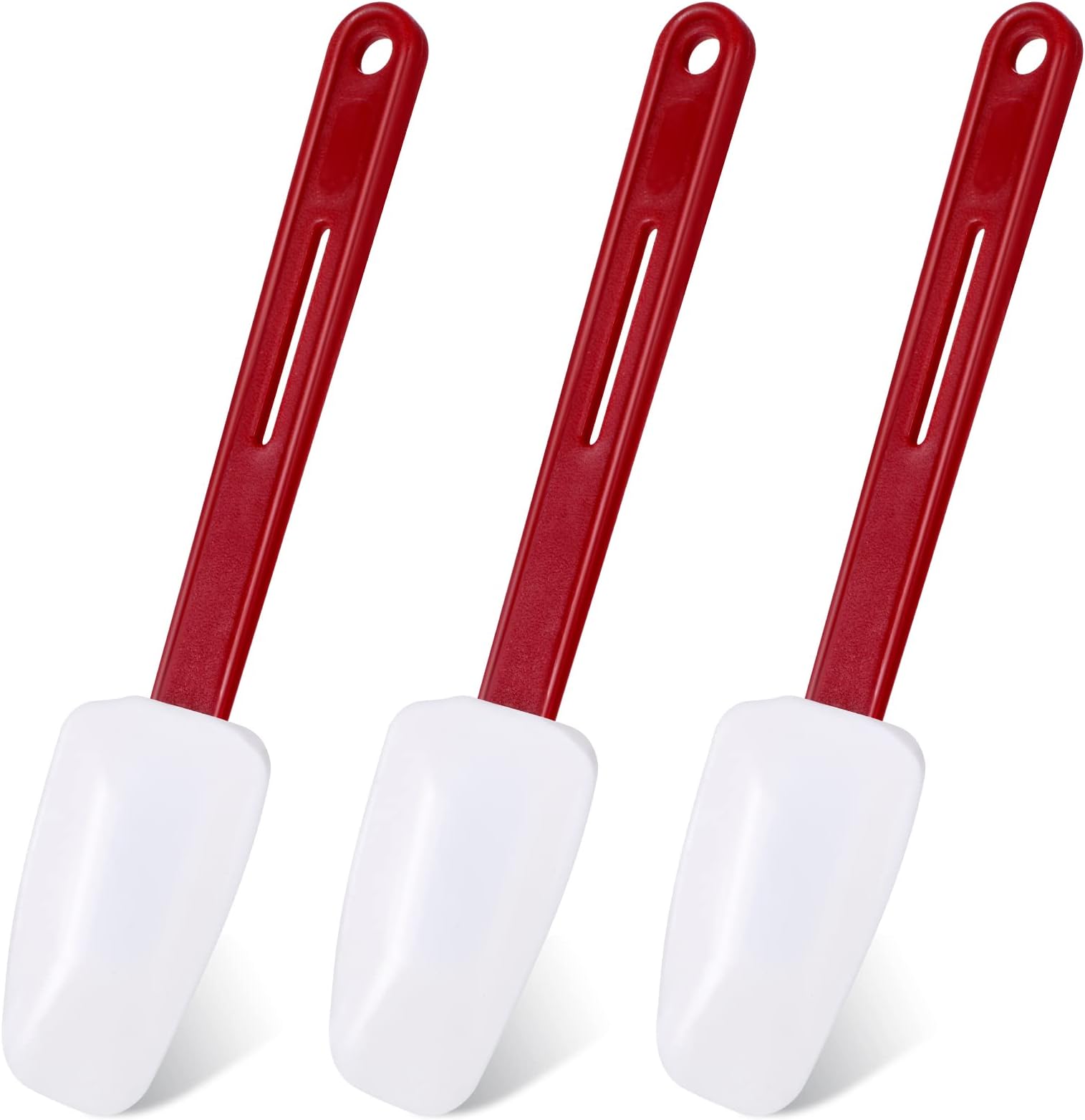 Amazon.com: Rubbermaid Commercial Spoon-Shaped Spatula, 9 1/2 in, White ...