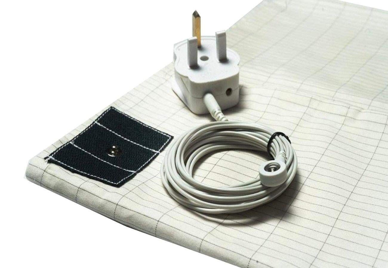 Earthing Sheet Get Grounded for Sleeping Aid Grounding Sheet 280x90cm ...