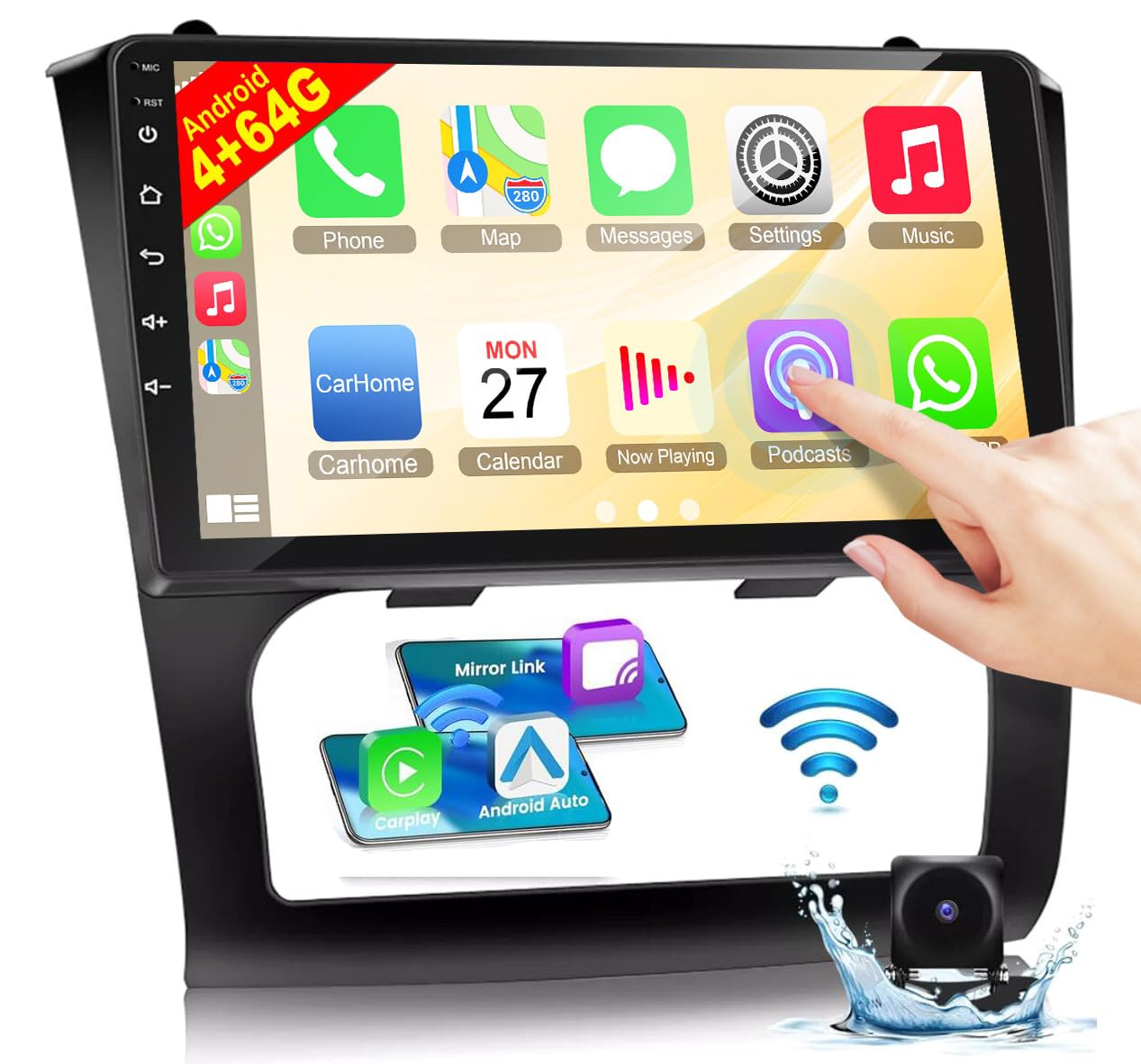 Amazon.com: Android 12 Car Stereo for Nissan Altima 2008 2009 2010 2011 ...