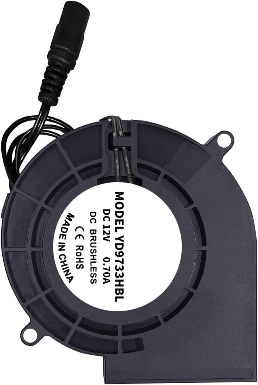 Compact 12V Brushless Blower Fan 97mm Bearing Centrifugal Fan For ...