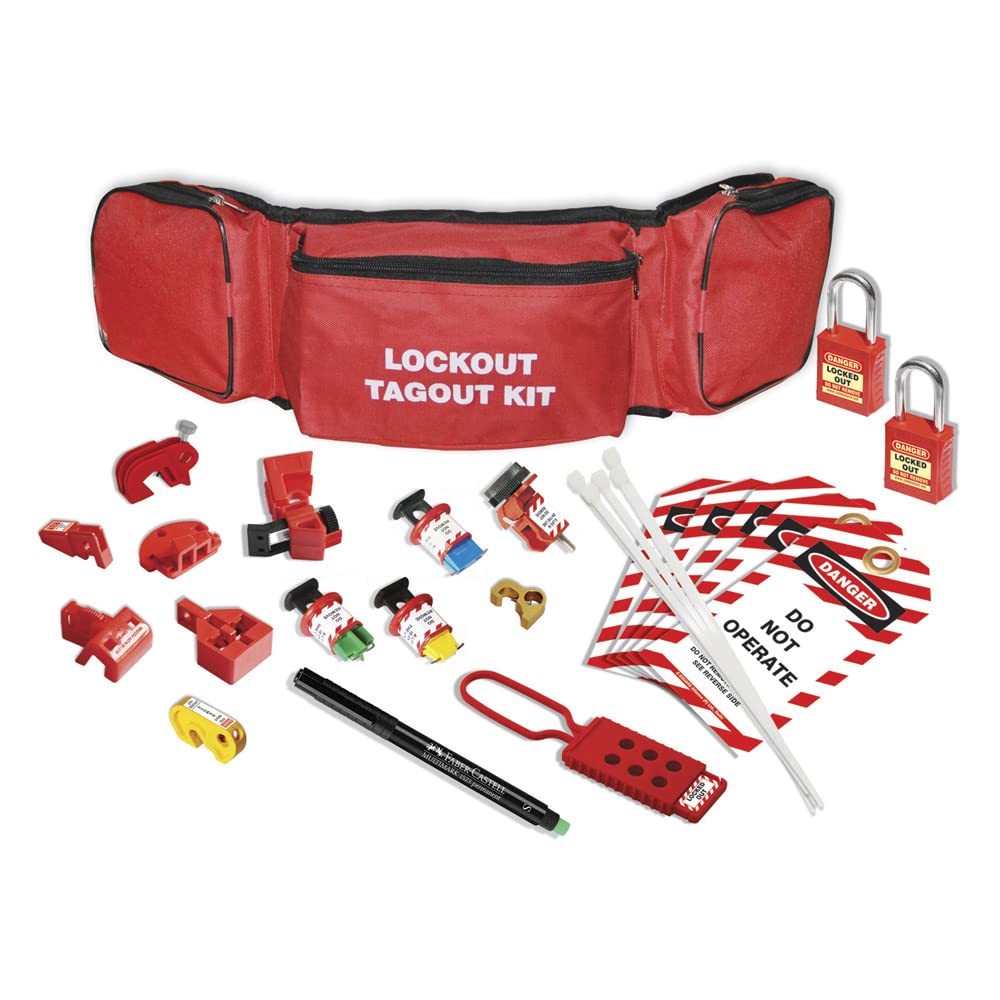 Buy E-Square Economy Electrical Lockout Tagout (Loto Kit) Waist Pouch ...