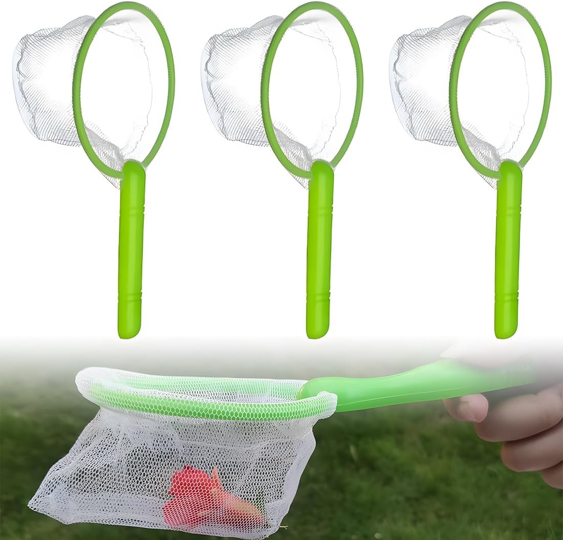 ZYBHMJE 3 Pcs Fish Mesh Net Portable Paddling Pool Game Pool Diving ...