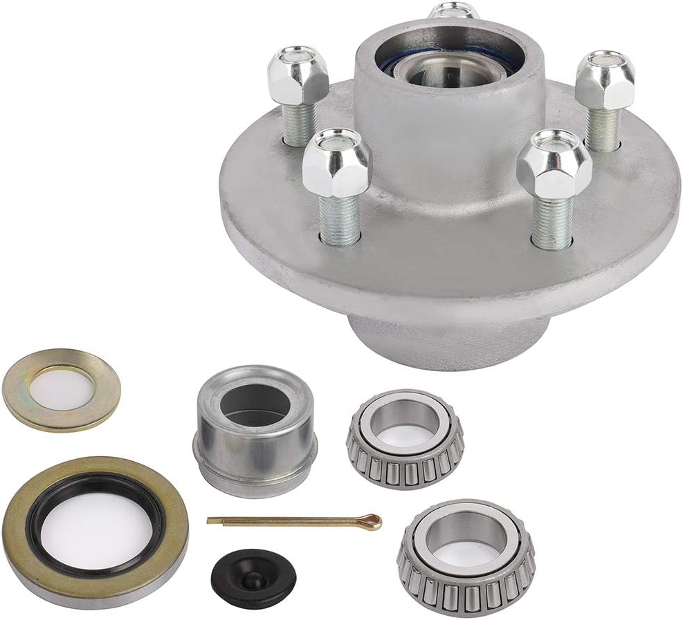 Amazon.com: ECCPP Boat Trailer Hub Kit 5 Bolt 1 1/16 x 1 3/8 44649 x ...