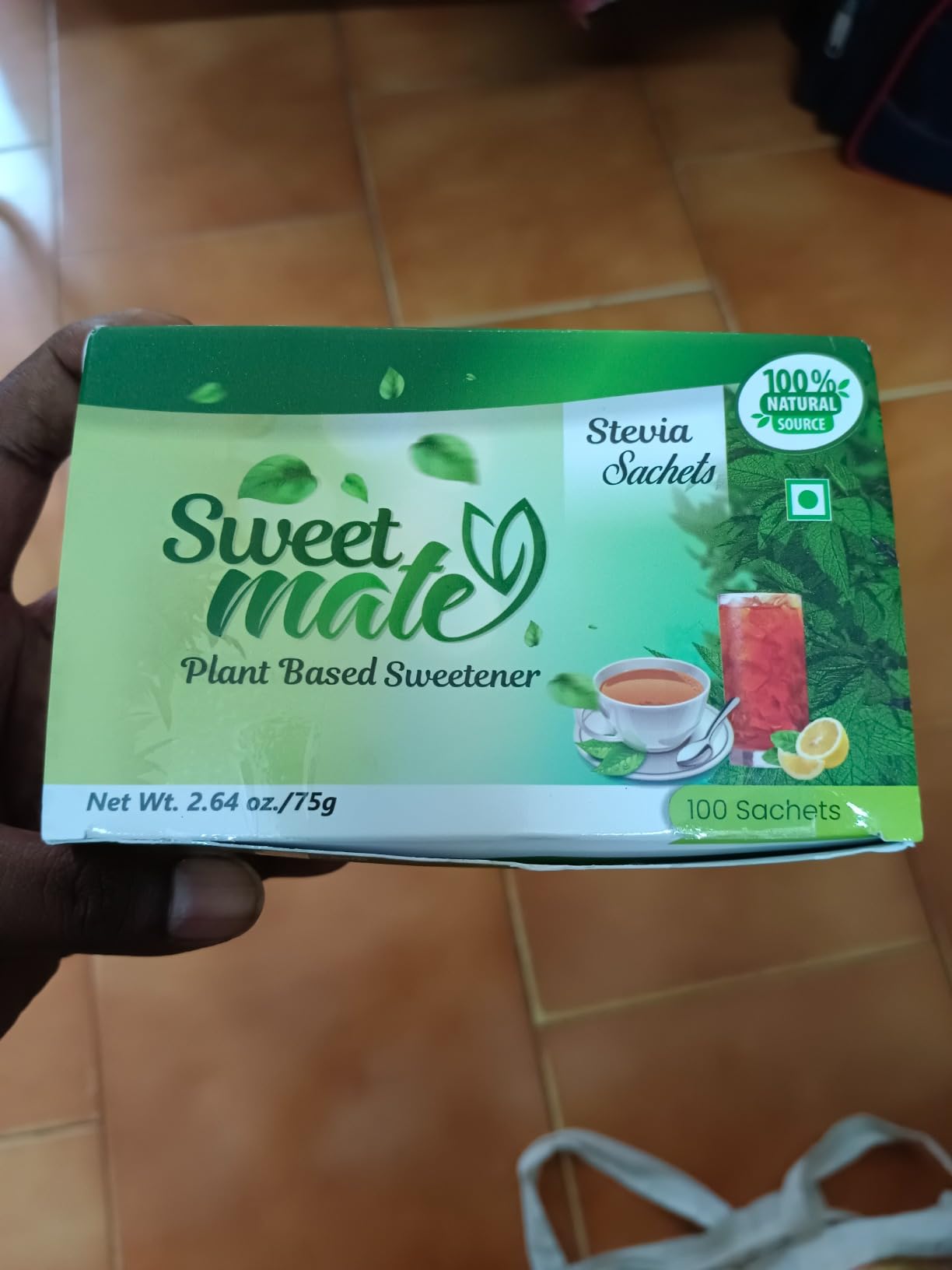 Sweetmate Stevia Sachets (30 Sachet x Pack 1) - 30 Servings | 100% ...
