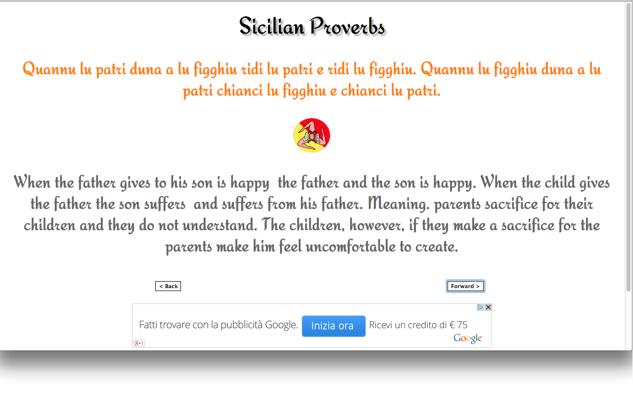 Sicilian Proverbs - App on Amazon Appstore