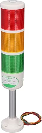 Amazon.com: Led Stack Tower Light, 3 Layer Industrial Warning Lights ...