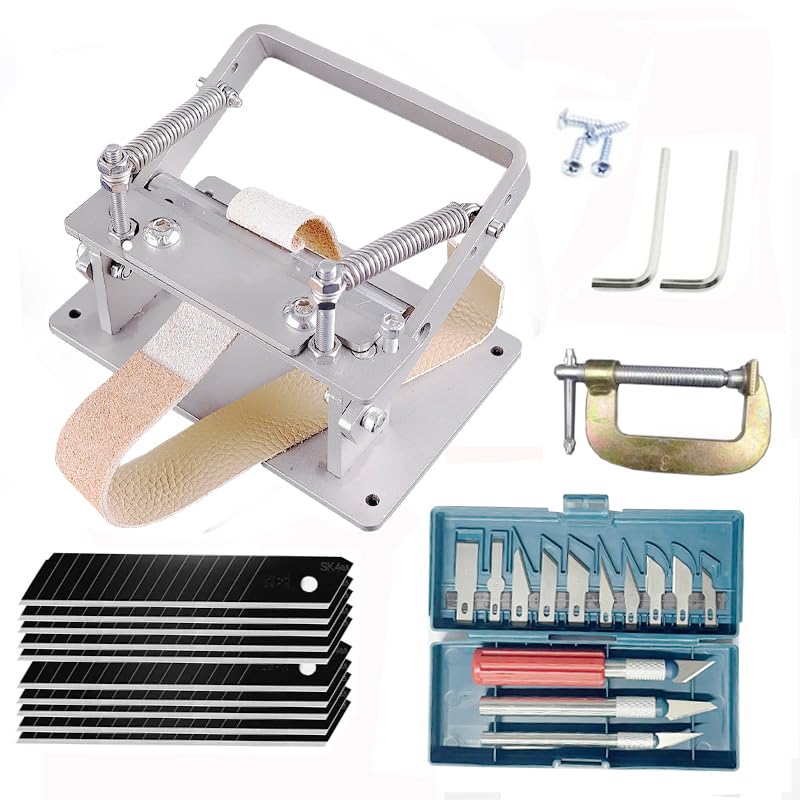 Amazon.com: Manual Leather Skiver Splitter Leather Skiving Machine with ...
