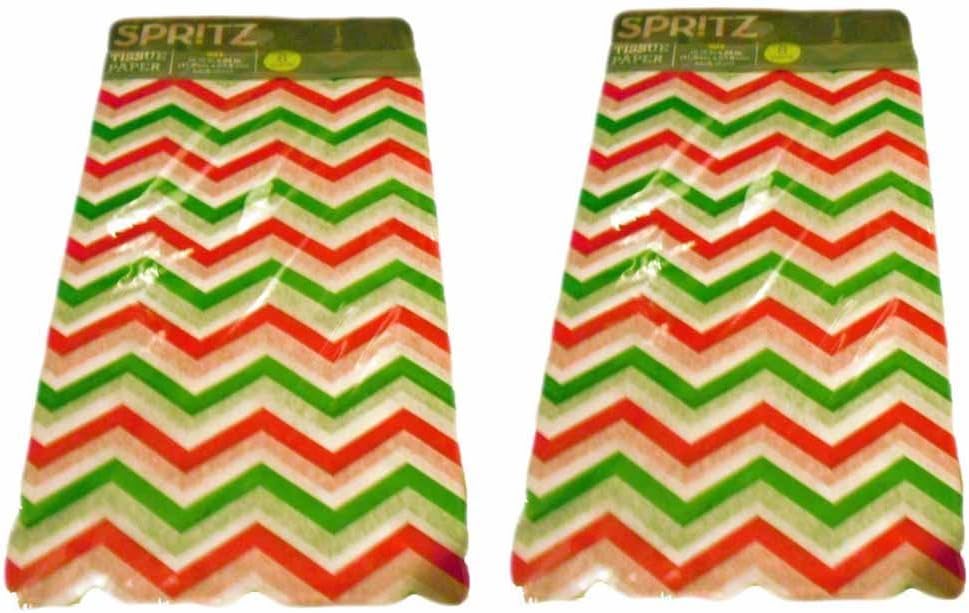 Amazon 2 Packages Spritz Red Green Chevron Pegged Tissue Paper amazon-2-packages-spritz-red-green-chevron-pegged-tissue-paper
