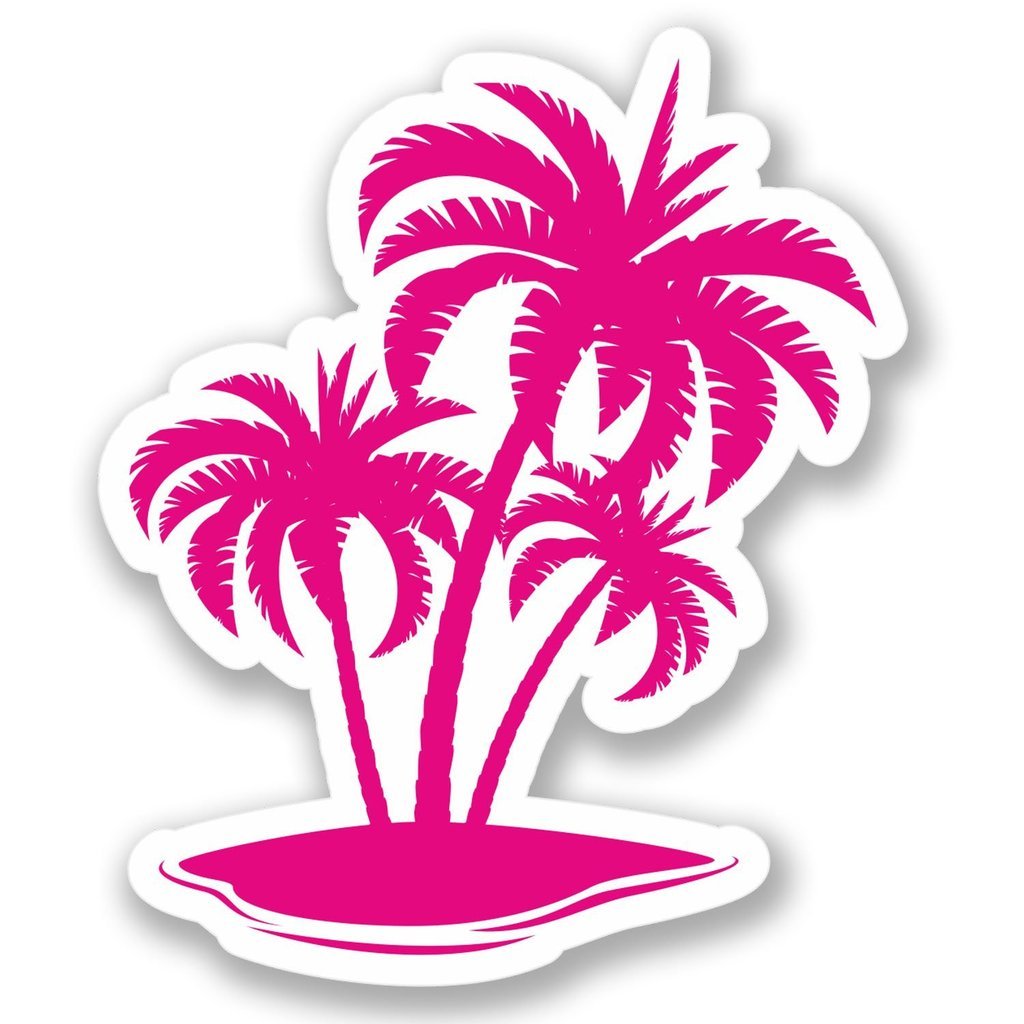 Amazon.com - Palm Tree Vinyl Sticker Decal Travel 5"