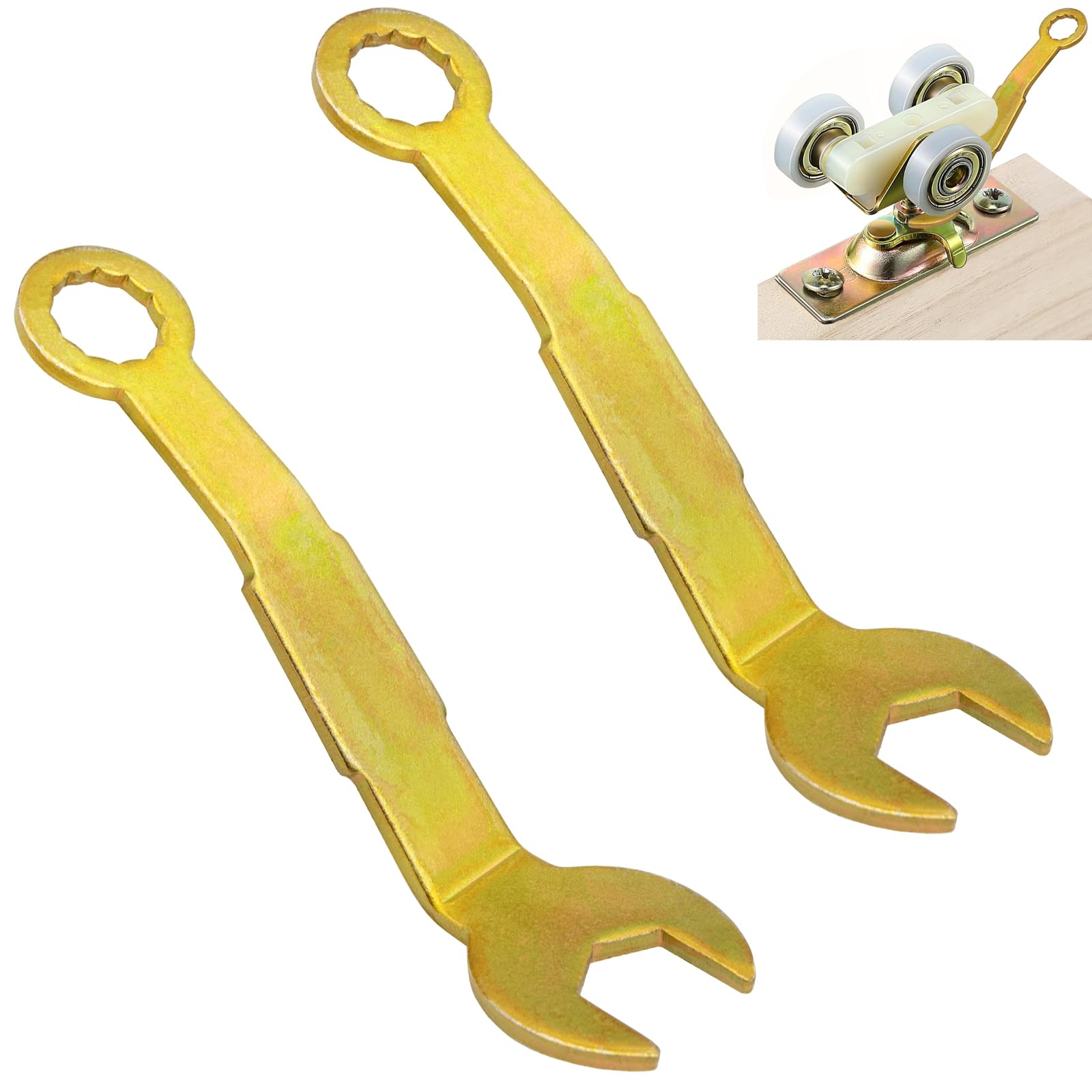 2 Packs Pivot Adjustment Wrench for Sliding Door Hanger, Bi-Fold Closet ...