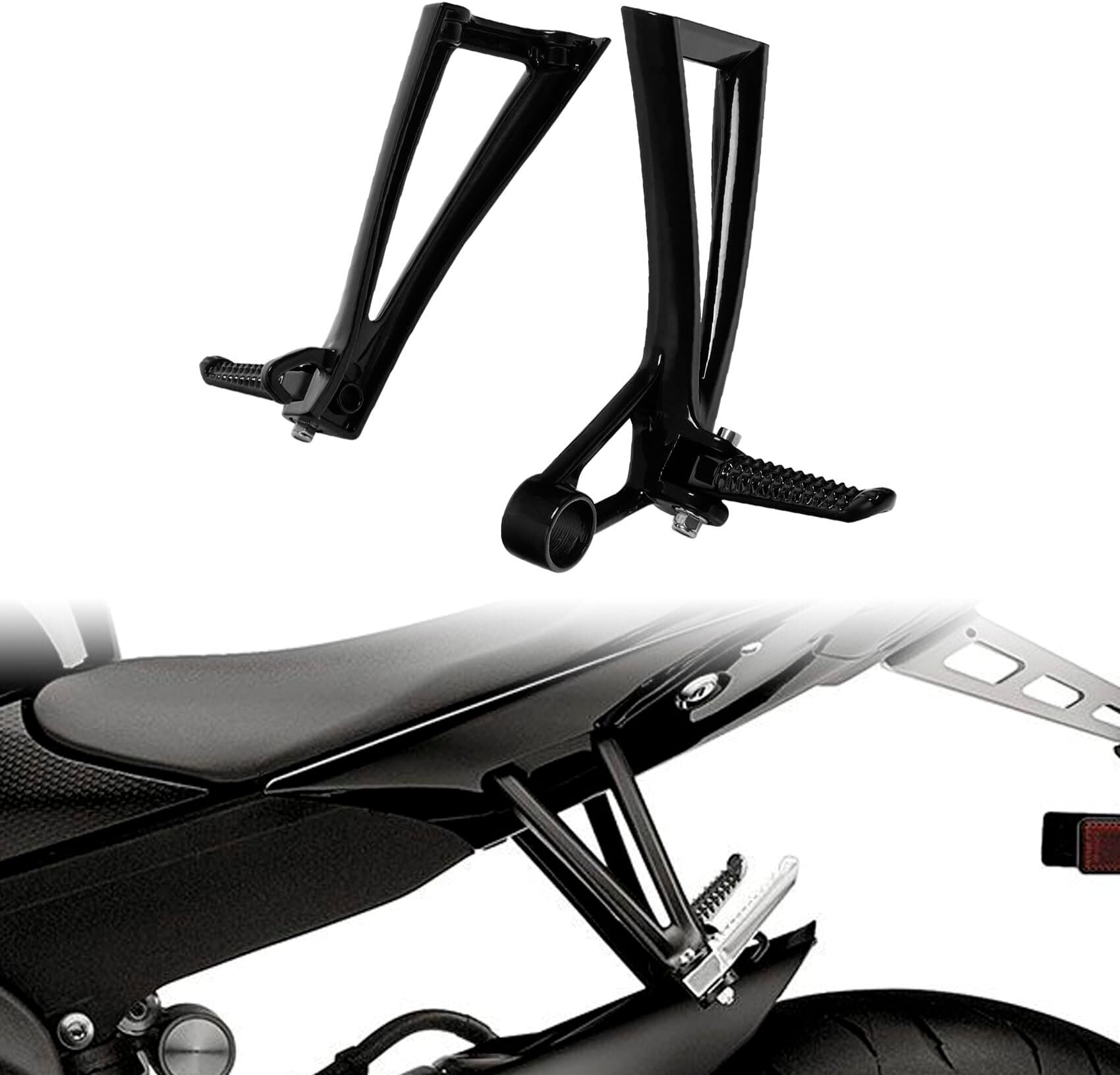 Amazon.com: XMT-MOTO Rear Passenger Foot Pegs Mount Bracket Fit For ...