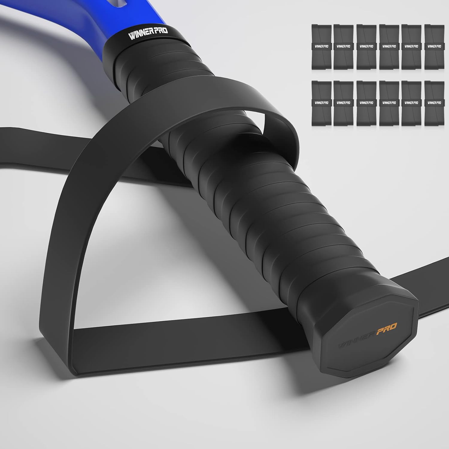 Amazon.com : 12 Pieces Tennis Racket Grip Tape - Precut Dry Feel Tennis ...