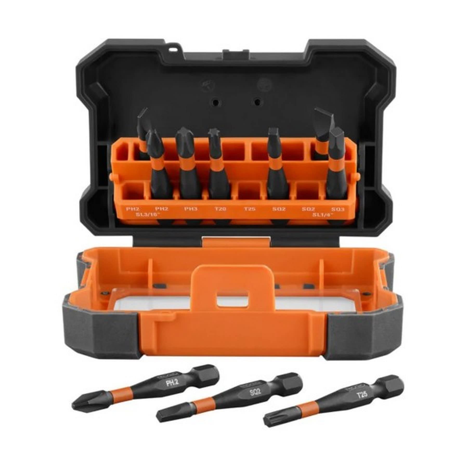 Snapklik.com : RIDGID Impact Driving Bit Kit (10-Piece)