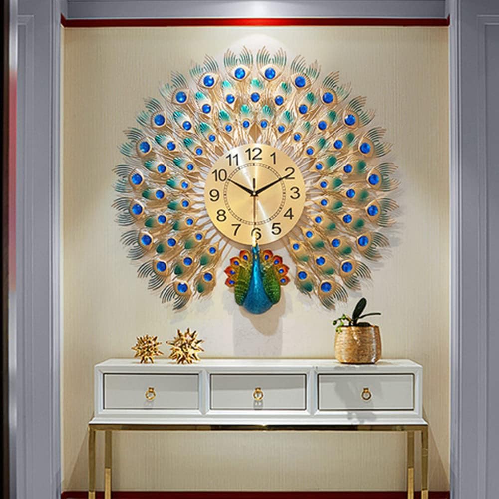 Amazon.com: INTCHE Wall Sculptures, Farmhouse Decoration Wall Clock ...