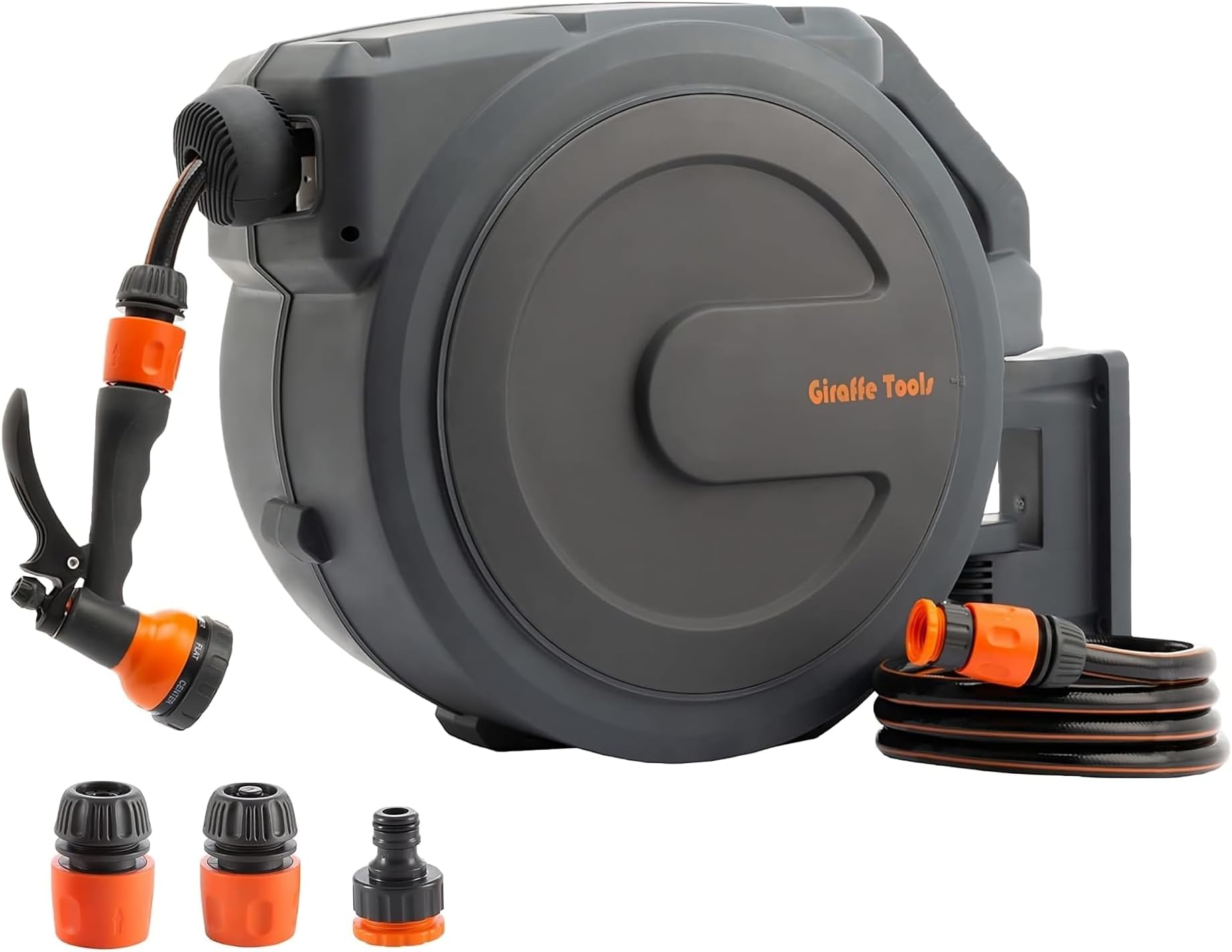 HOZELOCK - 2-in-1 Compact Hose Reel 25m : Portable or Wall-mounted ...