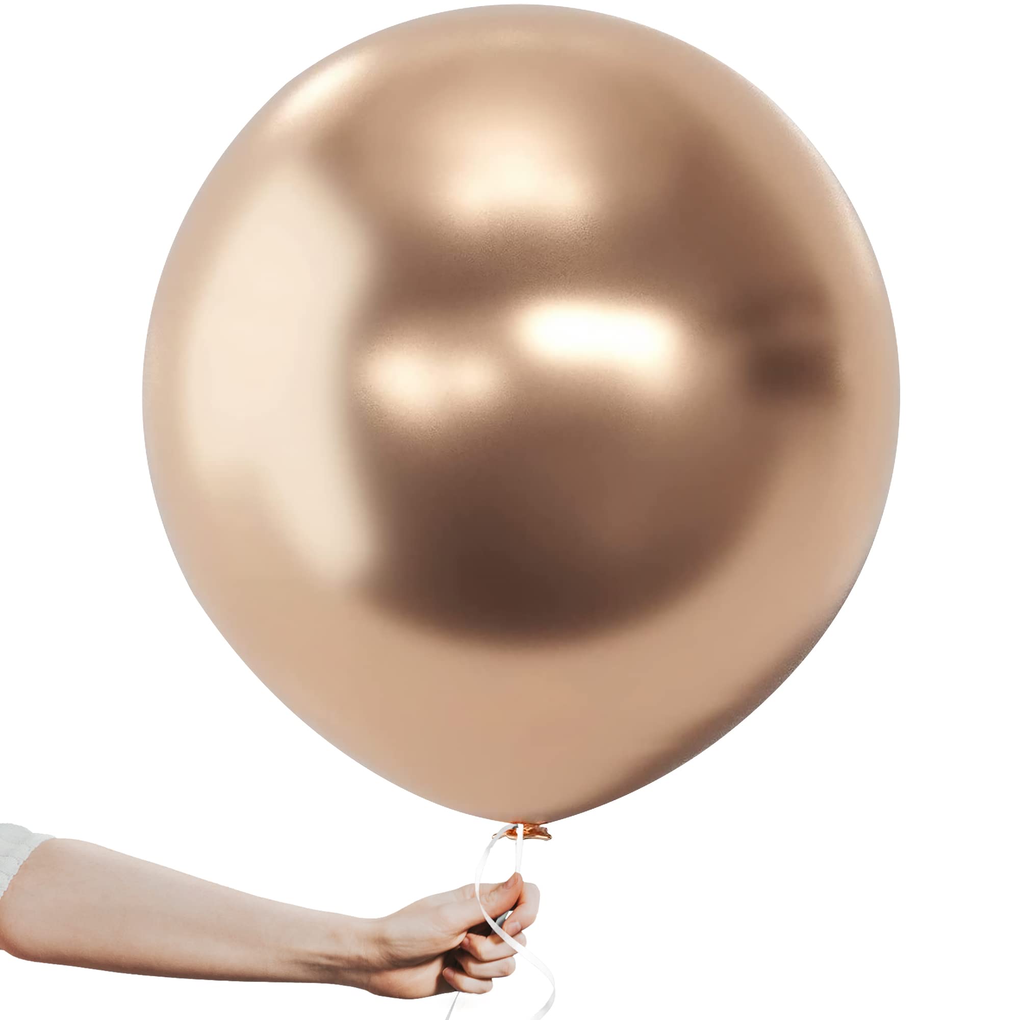 Amazon.com: KatchOn, Big 18 Inch Champagne Balloons - Pack of 10 ...