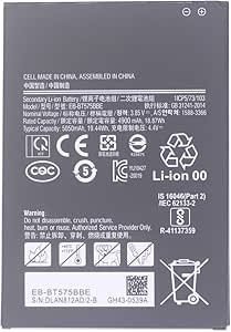 Amazon.com: iTopZea 1x 5050mAh 19.44Wh EB-BT575BBE (No NFC) Replacement Battery for Samsung ...