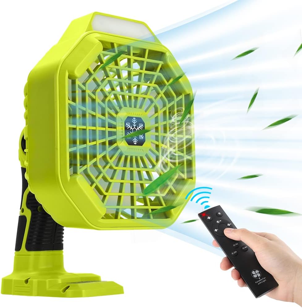 Amazon.com: RYOBI RCF18-0 18V ONE+ Cordless 10cm Clamp Fan (Bare Tool ...