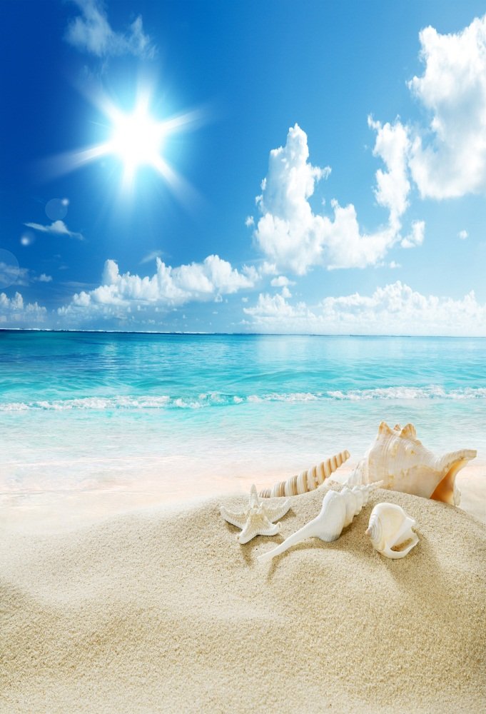 Sol Playas Nubes Mar Puesta De Sol En Las Nubes Sobre El Mar. Puesta