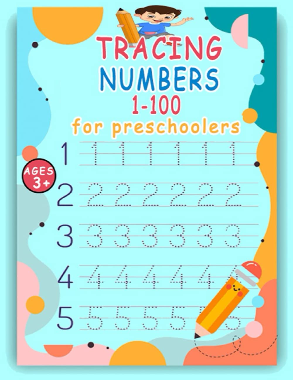 Buy Tracing Numbers 1-100 For Preschoolers: Trace Numbers Practice Workbook for Pre K, Number ...