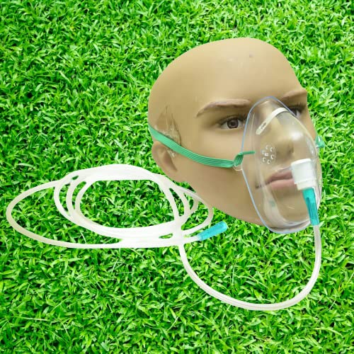 TRANSPARENT OXY MASK WITH 2 MTR TUBE : Amazon.in: Health & Personal Care