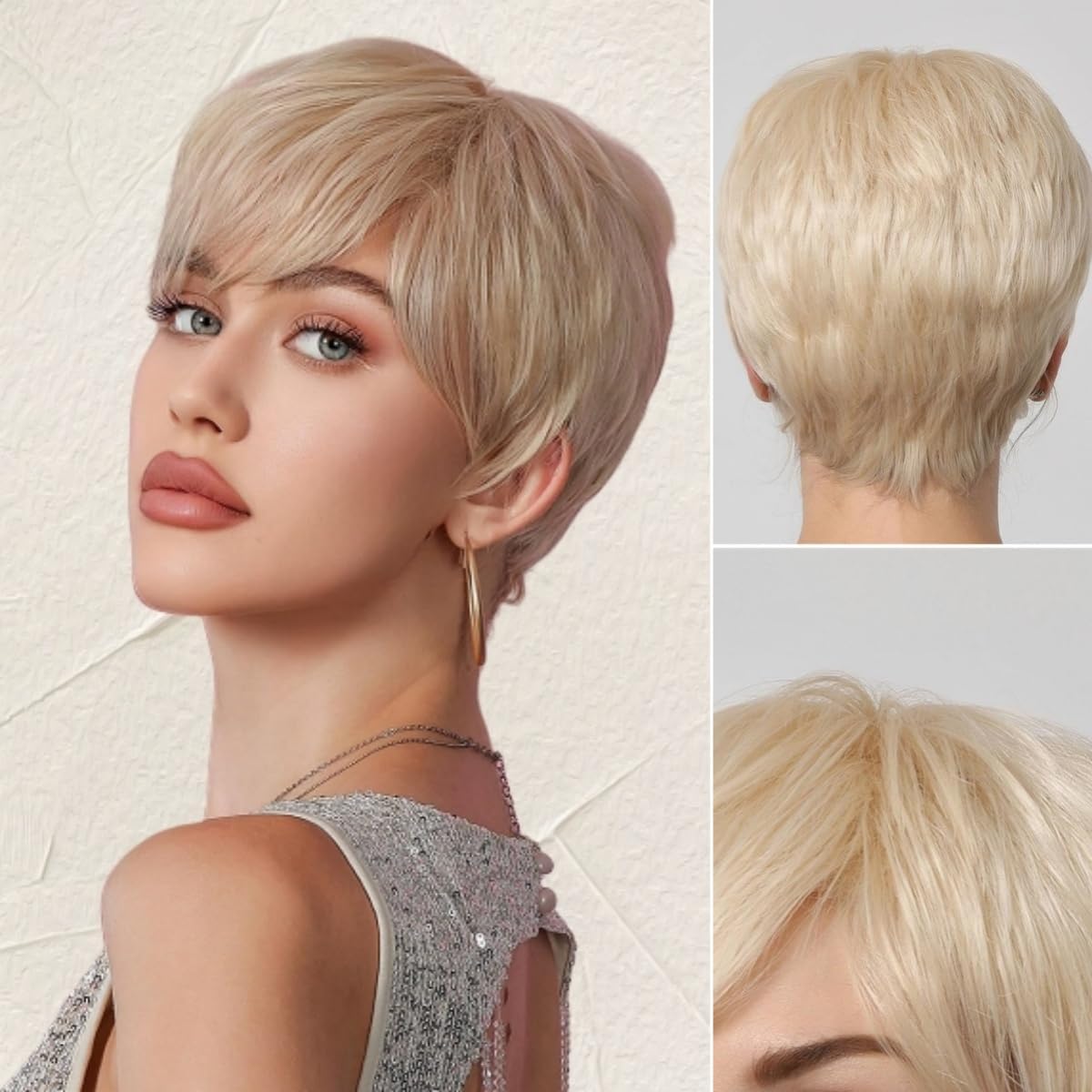 Amazon.com : FCHW Short Pixie Cut Hair Wig Short Hairstyles Synthetic ...