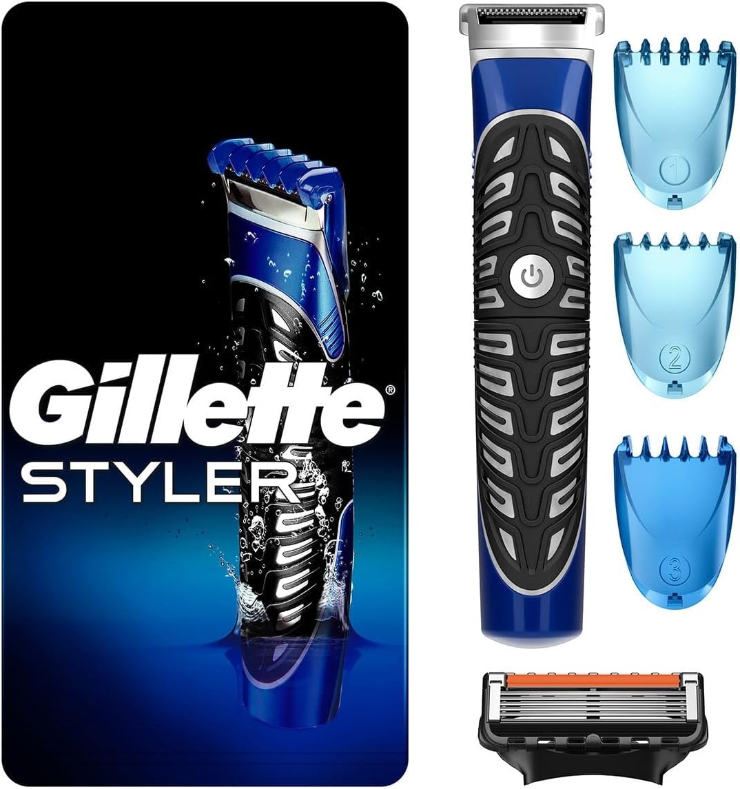 Gillette Fusion ProGlide Styler, Beard Trimmer and Power Razor, 1 Count ...
