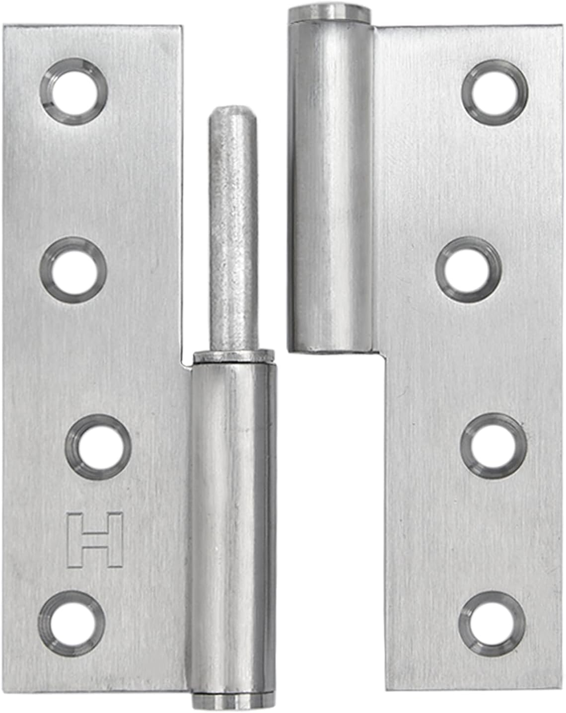 6 Pack Lift Off Door Hinges 4", Heavy Duty Stainless Steel Detachable H ...