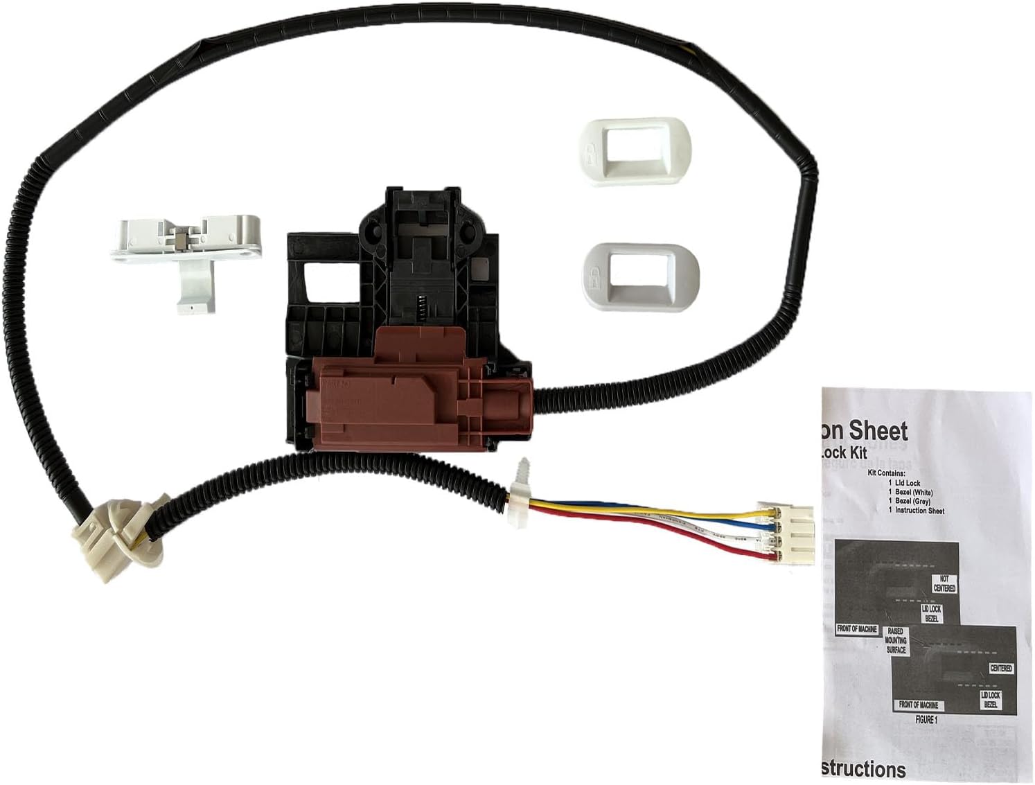 Amazon.com: Whirlpool WPW10482836 OEM Washer Door Latch Assembly ...