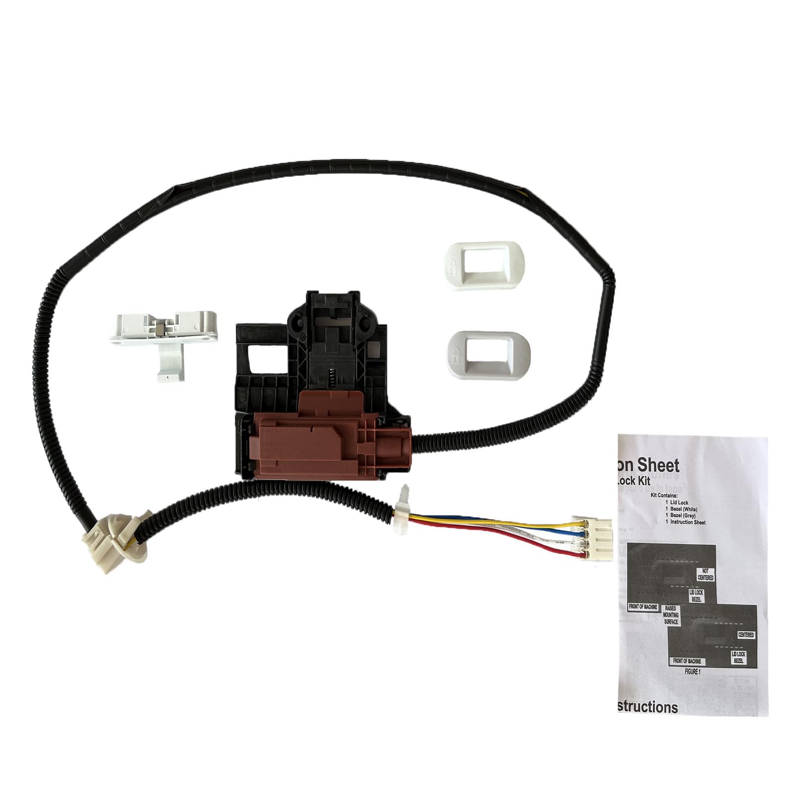 Amazon.com: UPGRADED W10404050 W10238287 Washer Lid Lock Latch Switch ...